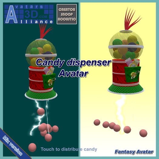 Second Life Marketplace - candy dispenser avatar