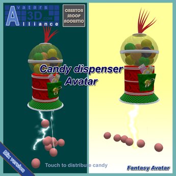 Second Life Marketplace - candy dispenser avatar