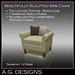 Second Life Marketplace - A.G.DESIGNS Tan Leather Armchair