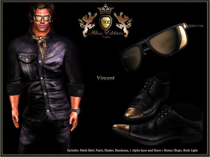 Second Life Marketplace - !AEC! Vincent Full Outfit