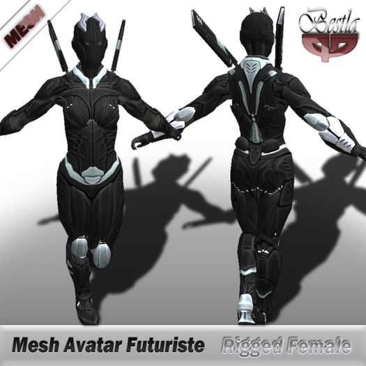 Second Life Marketplace - Bestla - Mesh Avatar Futuriste Female