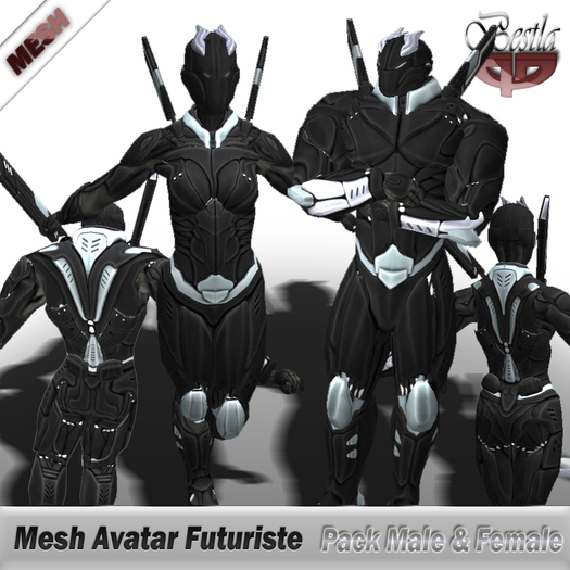 Second Life Marketplace - Bestla - Mesh Avatar Futuriste Male & Female