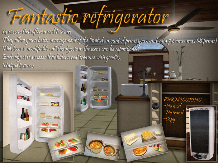 Second Life Marketplace - Fantastic refrigerator