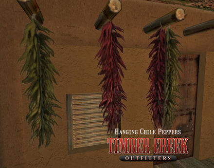 Second Life Marketplace - [Timber Creek] Hanging Chiles-Boxed