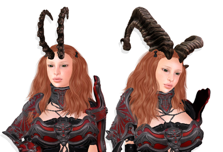Second Life Marketplace - [LH] Beast Horns - Mesh Fantasy / Demon Horns ...