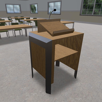Second Life Marketplace - Classroom Set (light wood) ~ by Geniwian ...