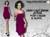 Second Life Marketplace - YHS Mesh Lady Dress Pink