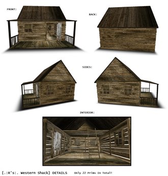 Second Life Marketplace - [.:R's:.] Western Shack