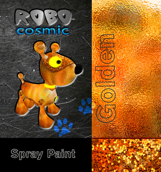 Second Life Marketplace - Spray Paint for ROBOdog /Golden/