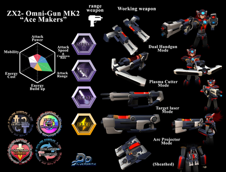 Second Life Marketplace - *D&D* ZX2/ Omni-Gun MK2 "Ace Makers" (Boxed)