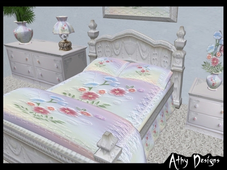 Second Life Marketplace - Victorian Blossom Cuddle Bedroom Furniture PG ...