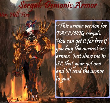 Second Life Marketplace - Kzk: Demonic Sergal