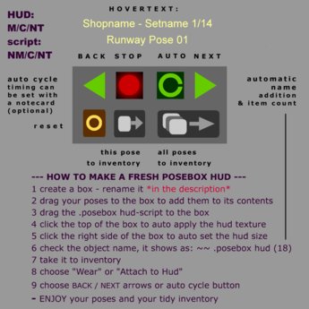 Second Life Marketplace - .PoseBox Hud v1.01 - Animation HUD - PoseHud ...