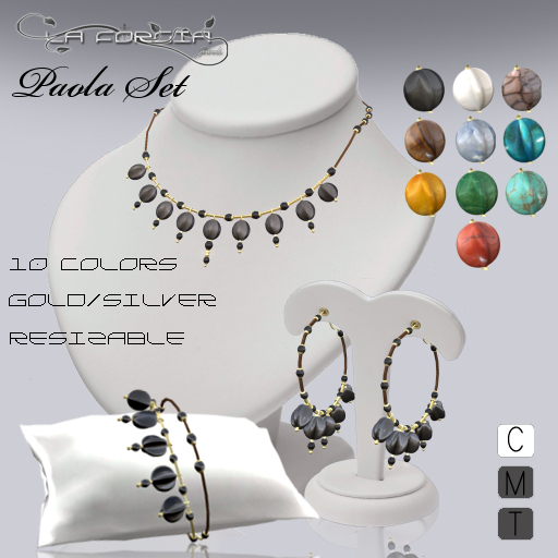 Second Life Marketplace - *Paola Complete Set" by La Forgia Jewels