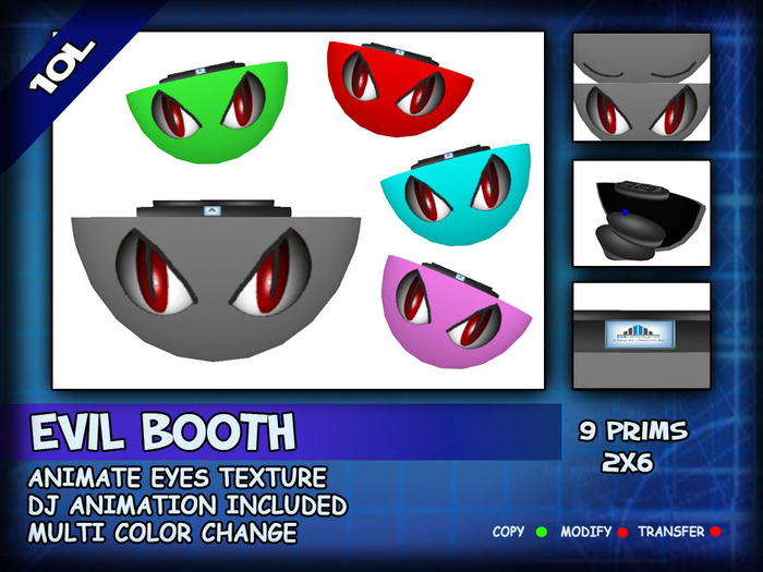 Second Life Marketplace - *TD* Evil Booth PROMO FREE FOR MARKETPLACE ONLY!!