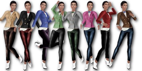 Second Life Marketplace - Full perm clothing textures set 105