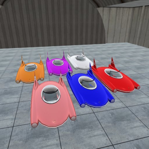 Second Life Marketplace - Sky Candy BellaVista Hover Car [colorize]