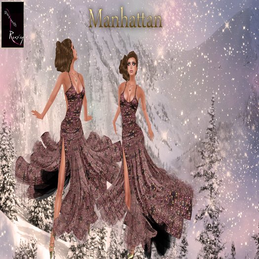 Second Life Marketplace - Ruxy-Manhattan Pink Gown dress