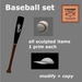 Second Life Marketplace - Baseball set (modify/copy)