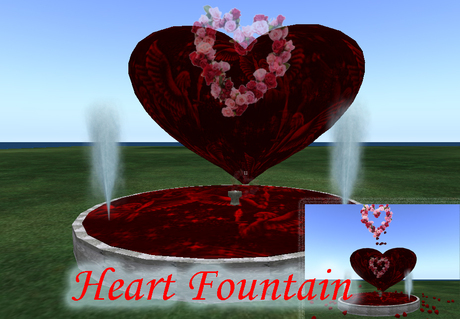 Second Life Marketplace - Heart Fountain Sv