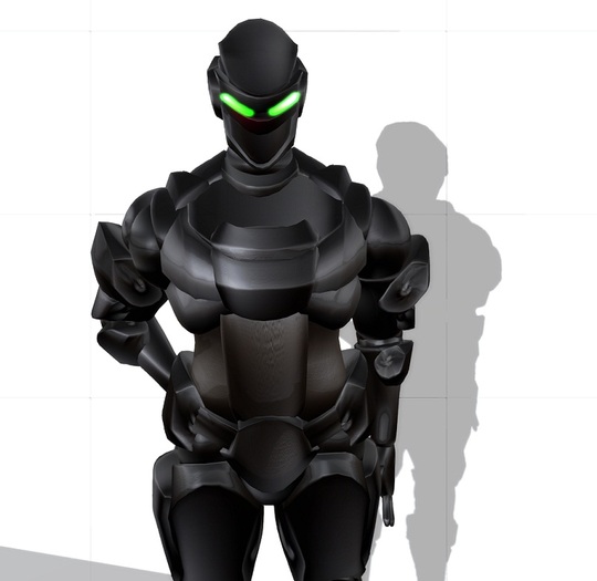 Second Life Marketplace - Black Armor Warrior