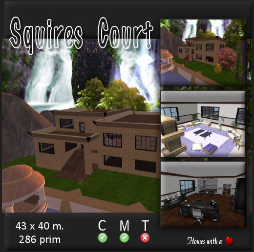 Second Life Marketplace - Squires Court, Homes with a Heart