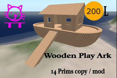 Second Life Marketplace - CHILDS PLAY ARK - WOODEN