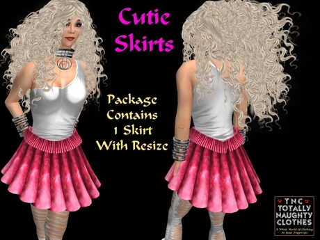 Second Life Marketplace - TNC Cutie Skirt - Red