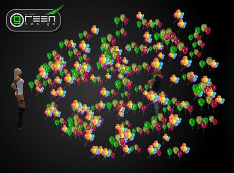 Second Life Marketplace - GD Effects Add-On 'Balloons' [10 Poofer ...