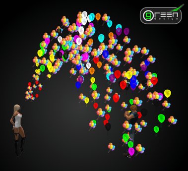 Second Life Marketplace - GD Effects Add-On 'Balloons' [10 Poofer ...