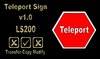 Second Life Marketplace - J&M Creations Teleport Sign v1.0