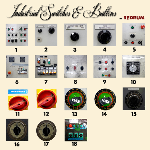 Second Life Marketplace - +REDRUM+ Industrial Textures