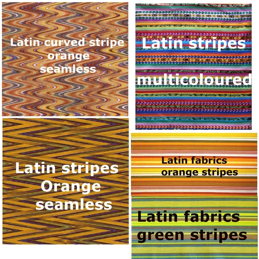 Second Life Marketplace - Latin fabrics stripes - textures