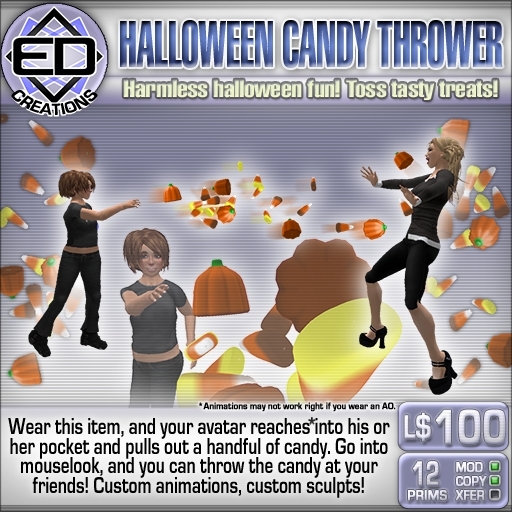 Second Life Marketplace - Halloween Candy Thrower!