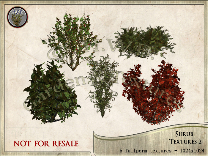 Second Life Marketplace - Shrub Textures 2