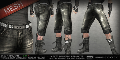 Second Life Marketplace - =Razorblade Jacket= Jaw Breaker /// Jean ...