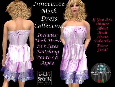 Second Life Marketplace - TNC Innocence Mesh Dress - Gradations 04