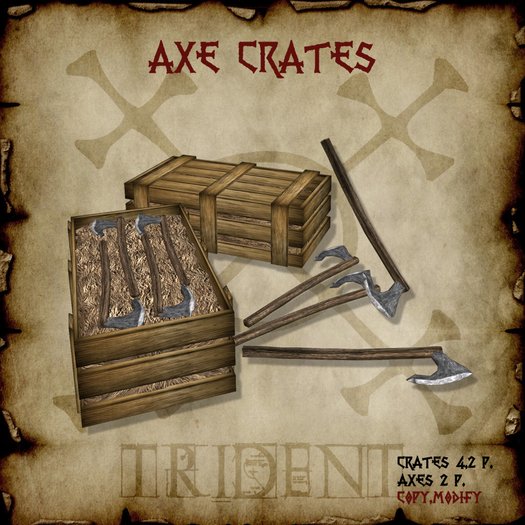 Second Life Marketplace - Axe Crates