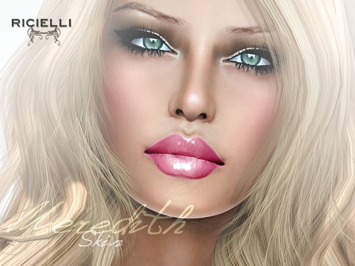 Second Life Marketplace - R.icielli - MEREDITH (Skin, Shape, Lipsticks ...