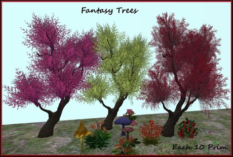 Second Life Marketplace - GRANNY'S GARDEN ~ FANTASY TREES