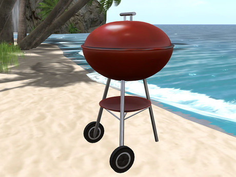 Second Life Marketplace - Real BBQ Barbecue Red