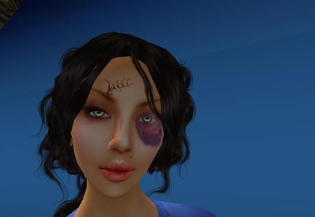 Second Life Marketplace - Bruised Left Eye and Stitches