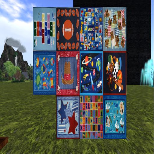 Second Life Marketplace - Children's Rug Textures (Boxed)