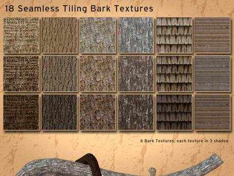 Second Life Marketplace - :: Bark Texture :: 18 Seamless Tiling Bark ...