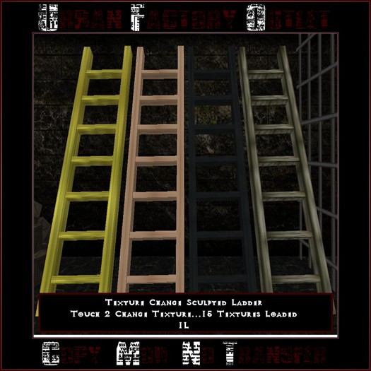 Second Life Marketplace - Texture change sculpted ladder freebie