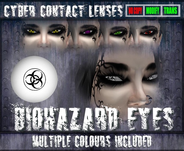 Second Life Marketplace - [ RADEON AUTOMATIC ] - Biohazard Eyes