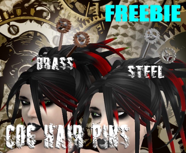 Second Life Marketplace - [ RADEON AUTOMATIC ] - Cog Hair Pins