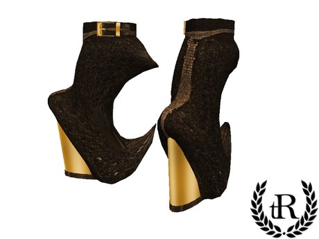 Second Life Marketplace - The Rove - 2012 Gold heelless shoes