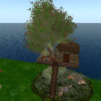 Second Life Marketplace - The Rustic Tree House (Petites) ~ by Geniwian ...