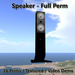 Second Life Marketplace - Mesh Speaker - Full perm